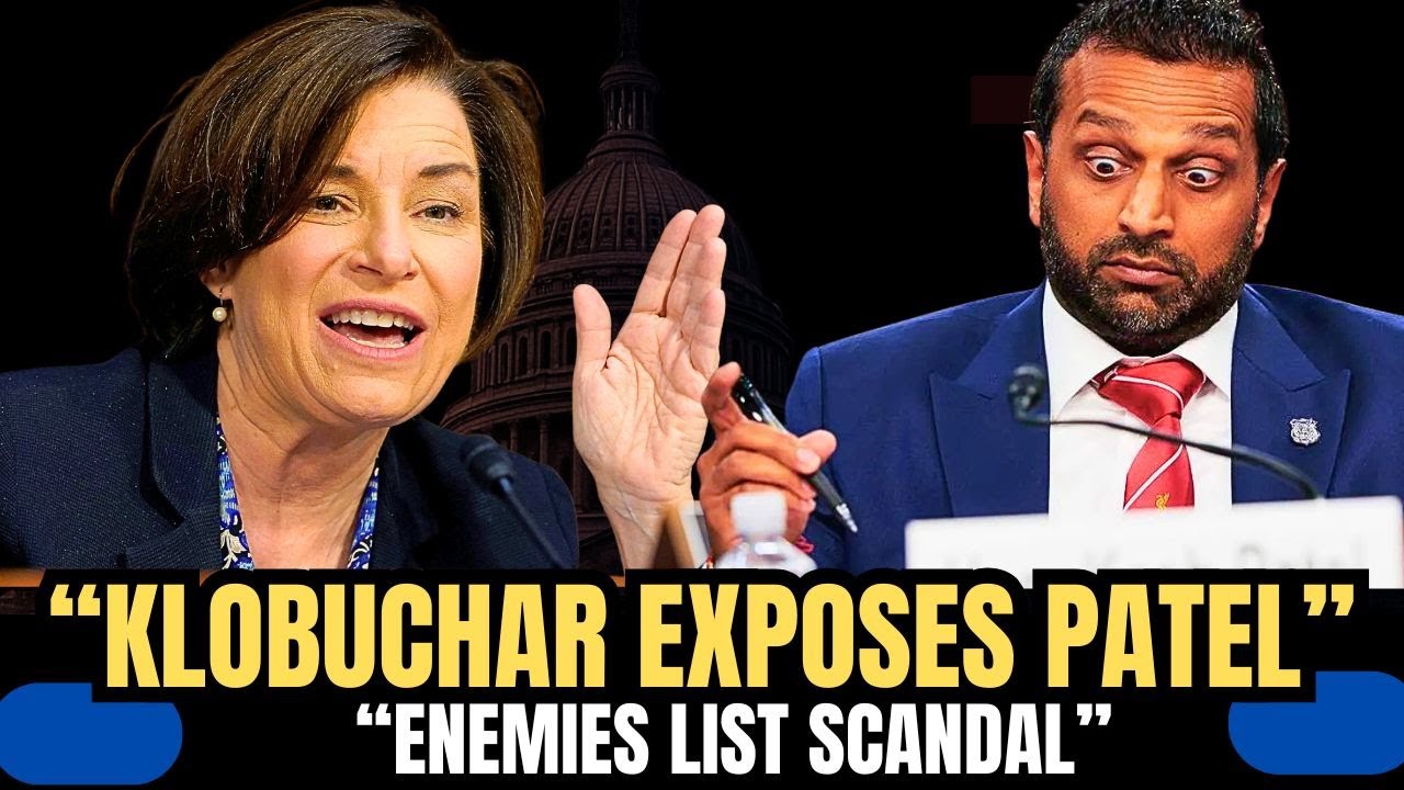 Klobuchar Exposes Kash Patel’s Shocking ‘Enemies List’ and FBI Attacks ...