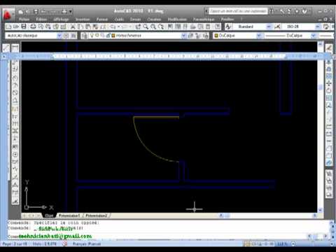 leçon 4 Dessin sur autocad - YouTube