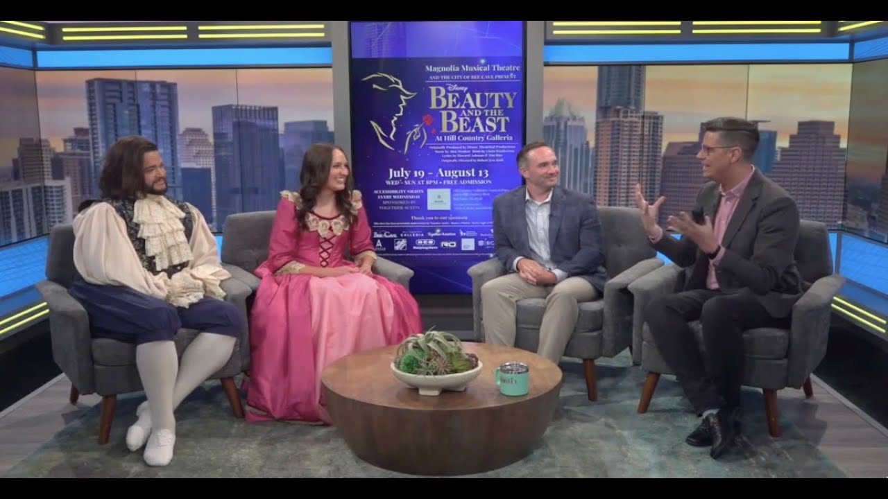 CBS Austin "We Are Austin" - Beauty and the Beast Musical - YouTube
