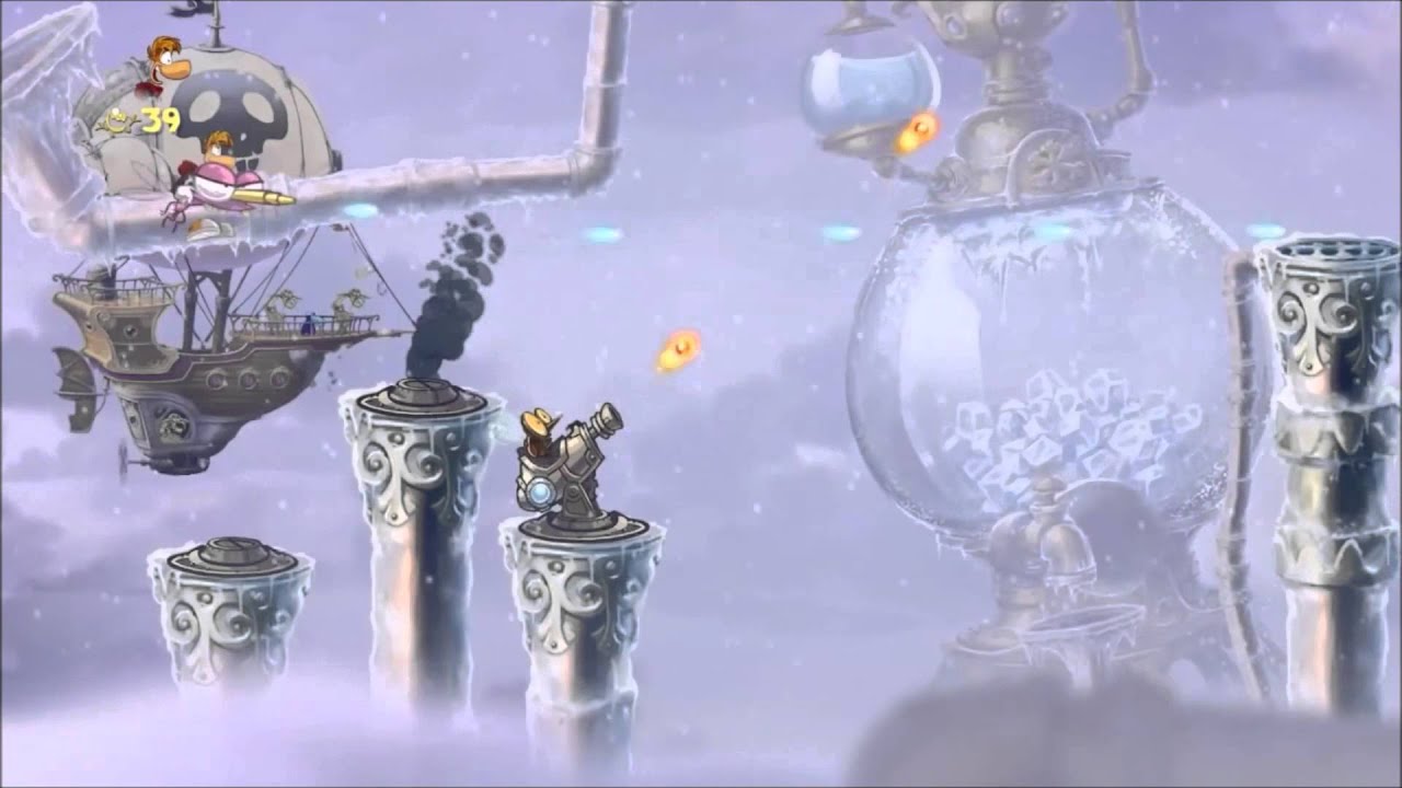 Rayman Origins final boss with better fitting music - YouTube