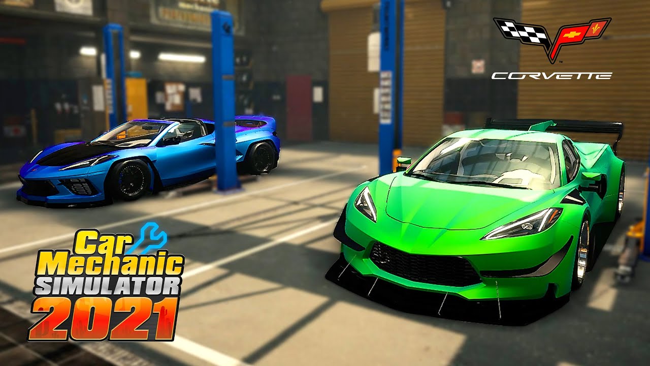 Restoration Two Chevrolet Corvette C8 | Car Mechanic Simulator 2021 ...