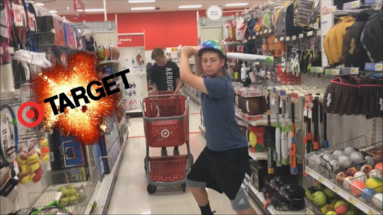 THROWING BALLS ACROSS TARGET!!!! - YouTube