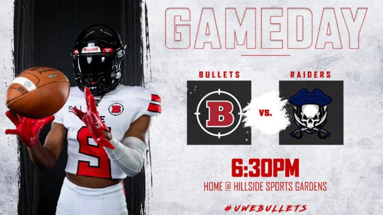 LIVE AMERICAN FOOTBALL: UWE BULLETS vs NEWCASTLE RAIDERS | BUCS 1/4 ...