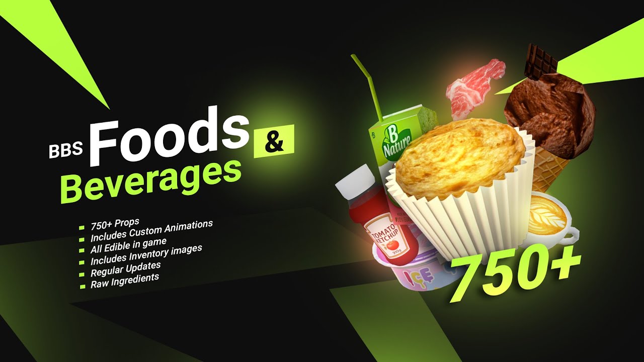 BBS Edibles Pack + Animations | FIVEM's BIGGEST PACK | 750+ PROPS - YouTube