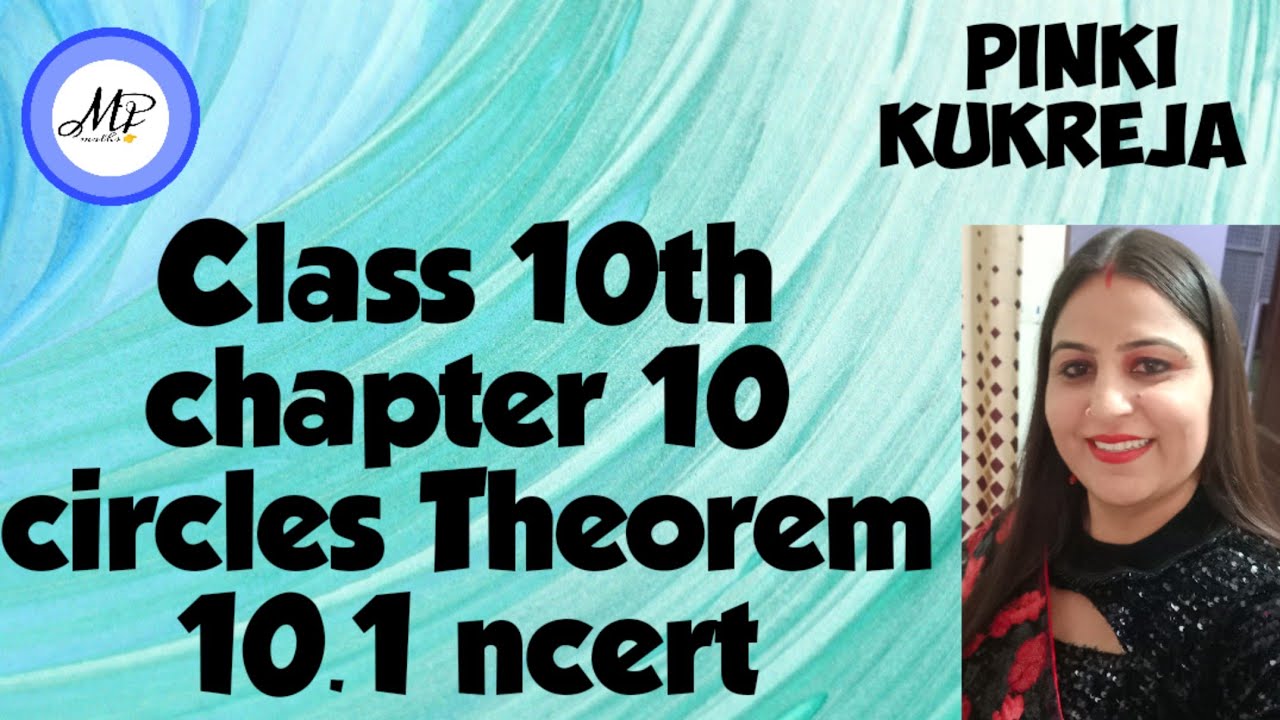 Class 10th chapter 10 circles Theorem 10.1 ncert - YouTube