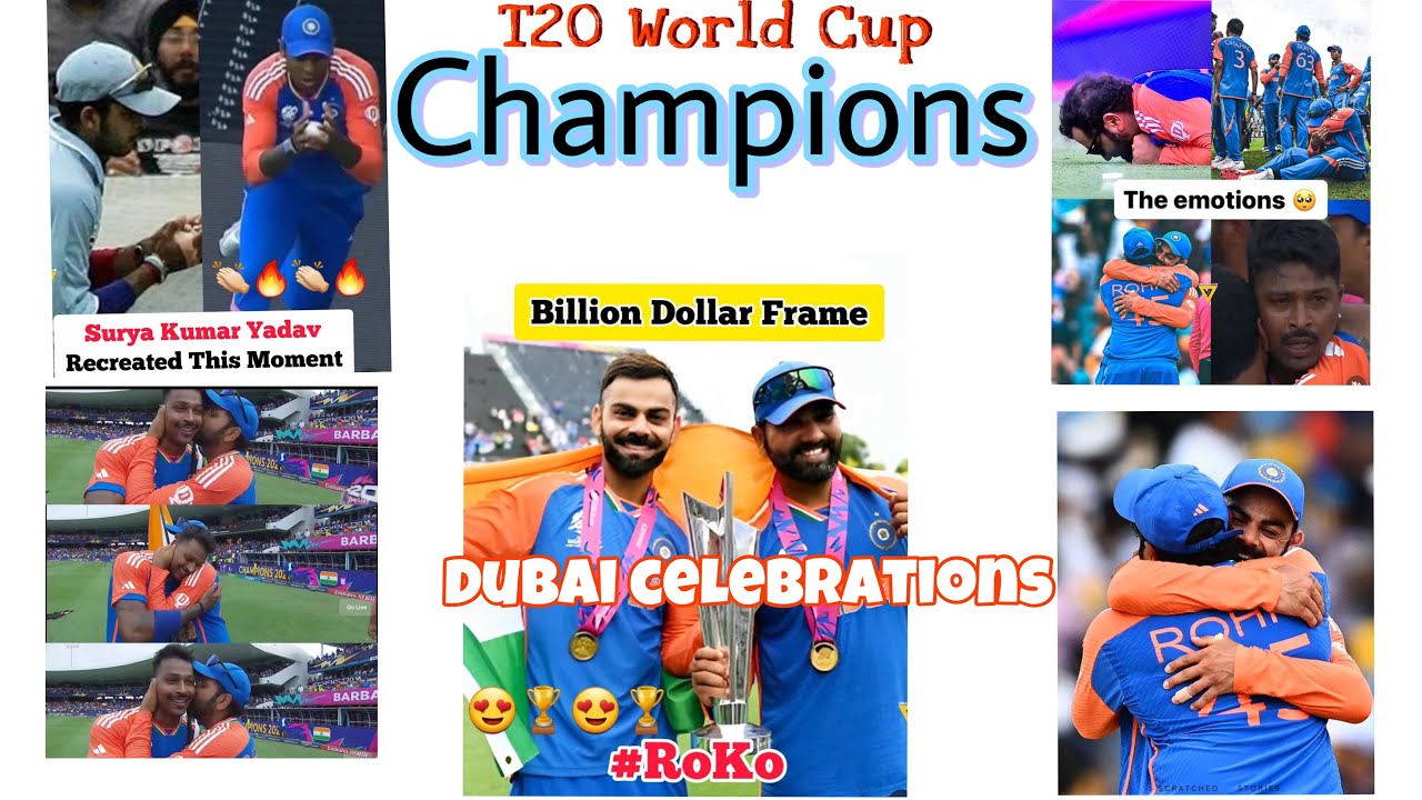 T20 World Cup| Clips of Dubai celebrations - YouTube