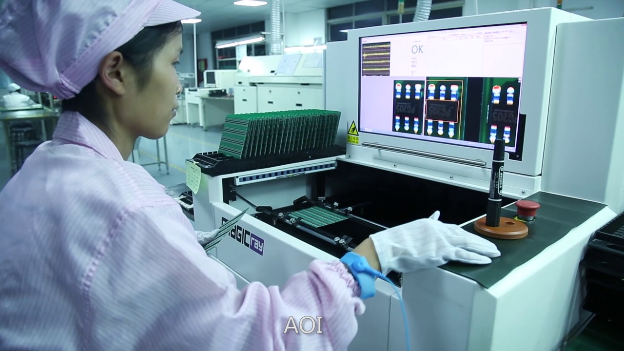 AOI of PCB Manufacturing - YouTube