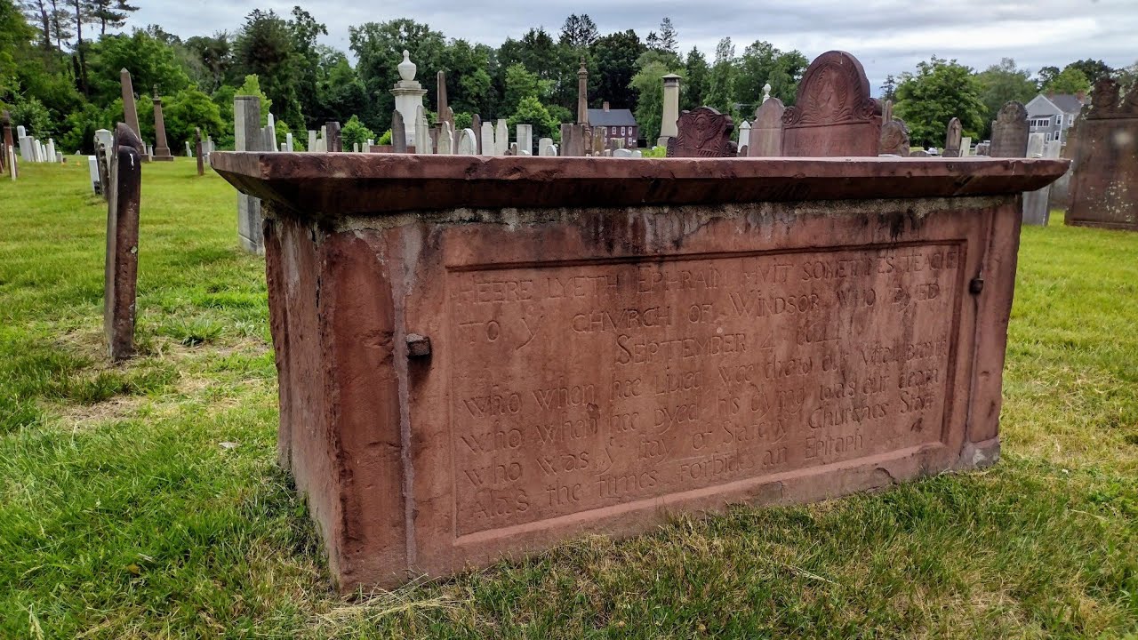 1644 • Oldest Original Gravestone in Connecticut • Palisado Cemetery ...