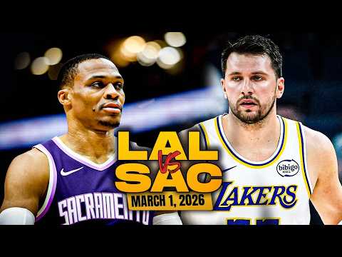 Los Angeles Lakers vs Sacramento Kings Full Game Highlights | Mar 1, 2026 | FreeDawkins