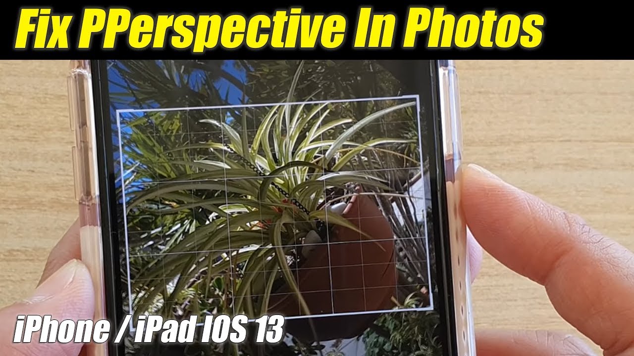 How To Fix Perspective In Photos on iPhone 11 Pro | IOS 13 - YouTube