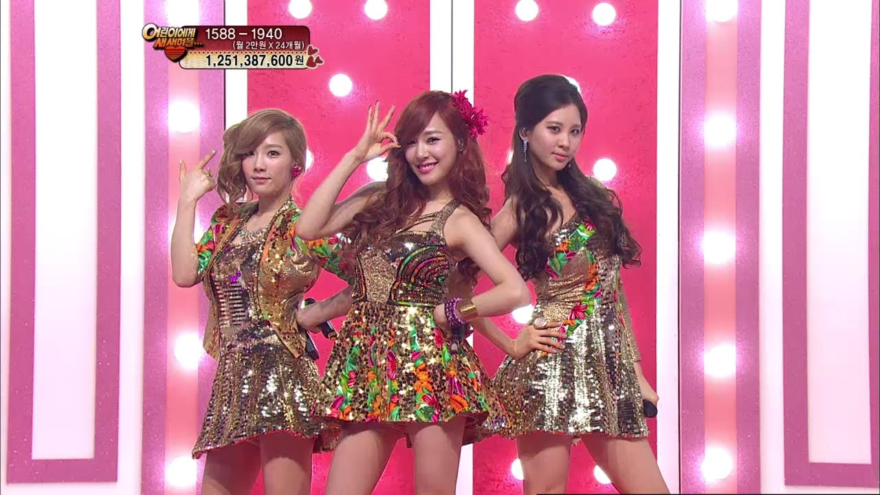 【TVPP】SNSD-TTS - Twinkle, 소녀시대-태티서 - 트윙클 @ Debut Stage, Music Core Live ...