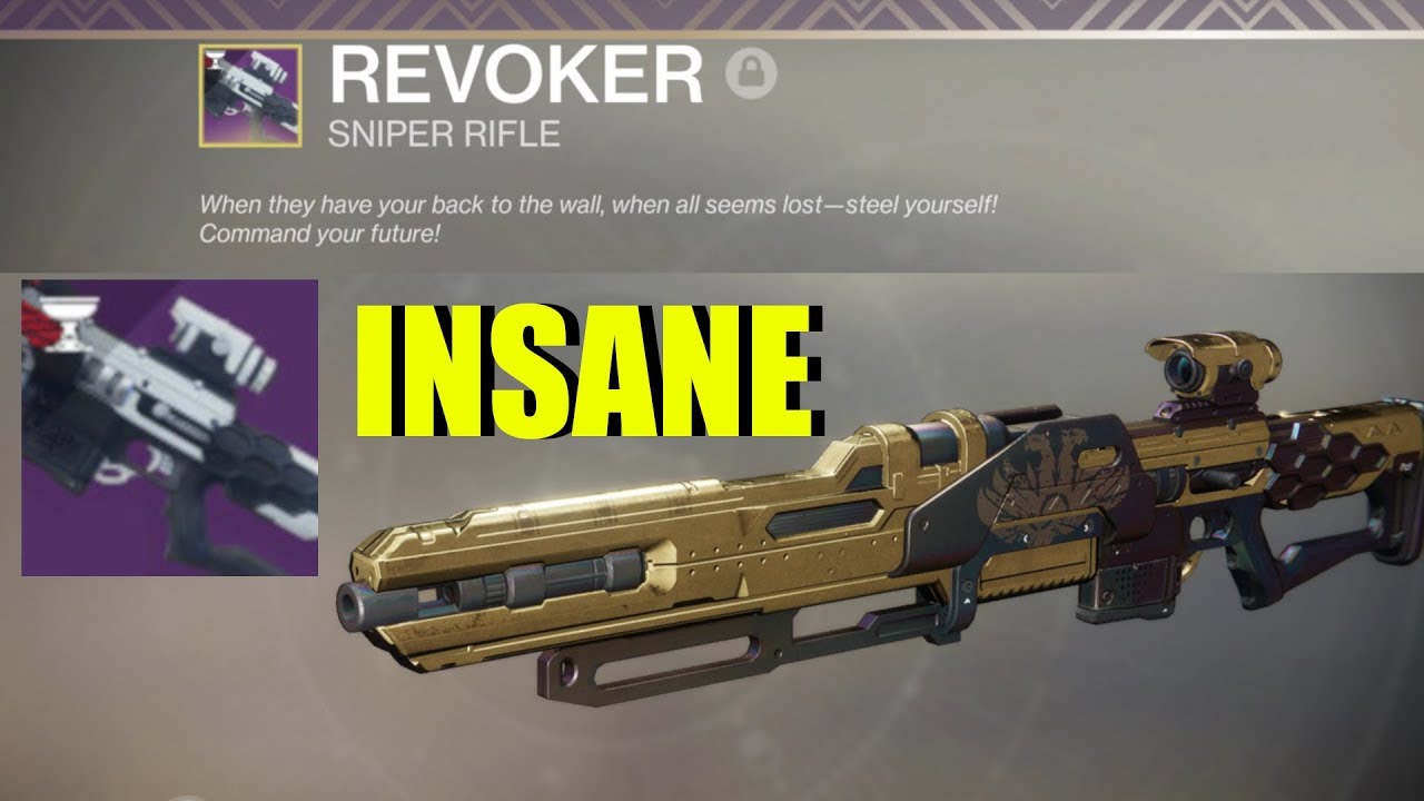Destiny 2 | The Revoker Crucible Pinnacle weapon (Season of Opulence ...