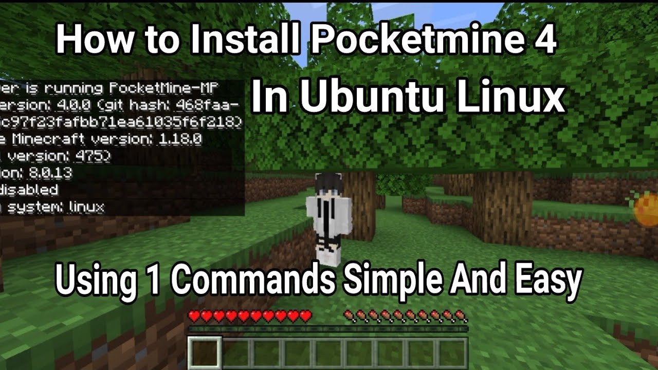 How to Install Pocketmine 4.0.0 in Ubuntu Linux Simple And Easy - YouTube