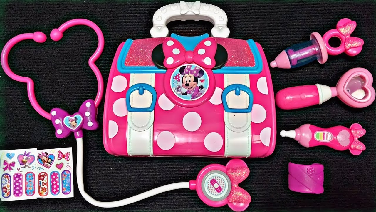 Disney Minnie Mouse Doctor Bag Set Satisfying with Unboxing Compilation ...