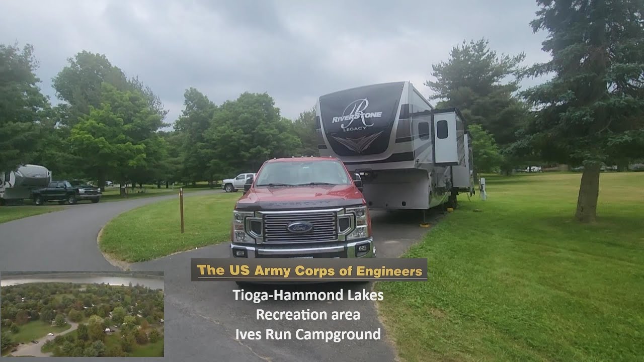 Tioga-Hammond Lake Recreation Area Ives Campground. Built by Army Corp ...