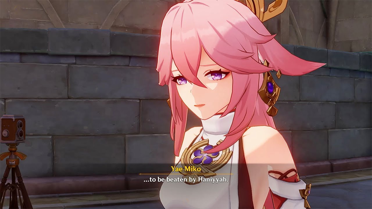 Yae Miko Got Utterly Defeated By Haniyyah (JP Dub) - YouTube