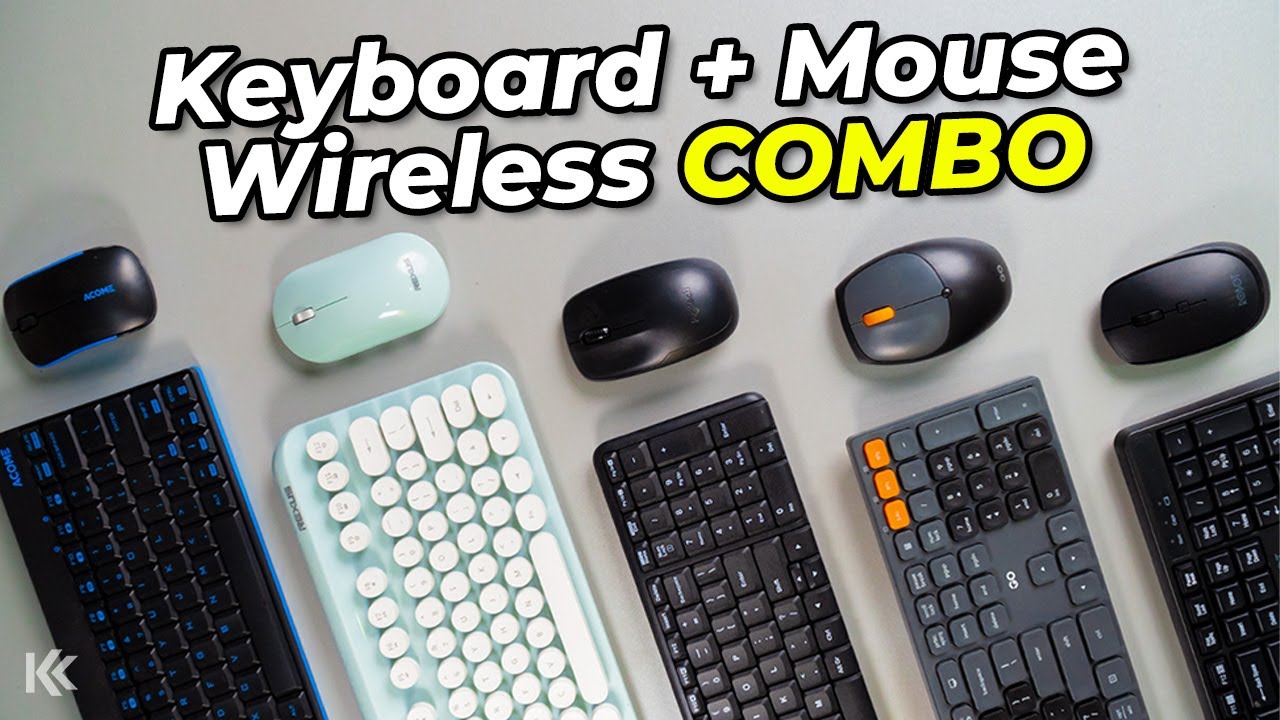 5 Rekomendasi KEYBOARD MOUSE Combo WIRELESS Murah Terbaik 2025! - YouTube