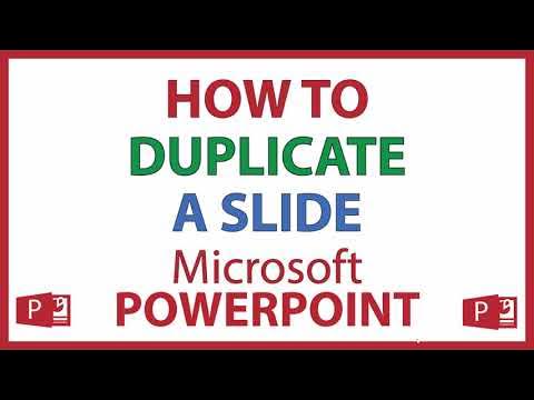 Microsoft PowerPoint: How To Duplicate A Slide | 365 | - YouTube