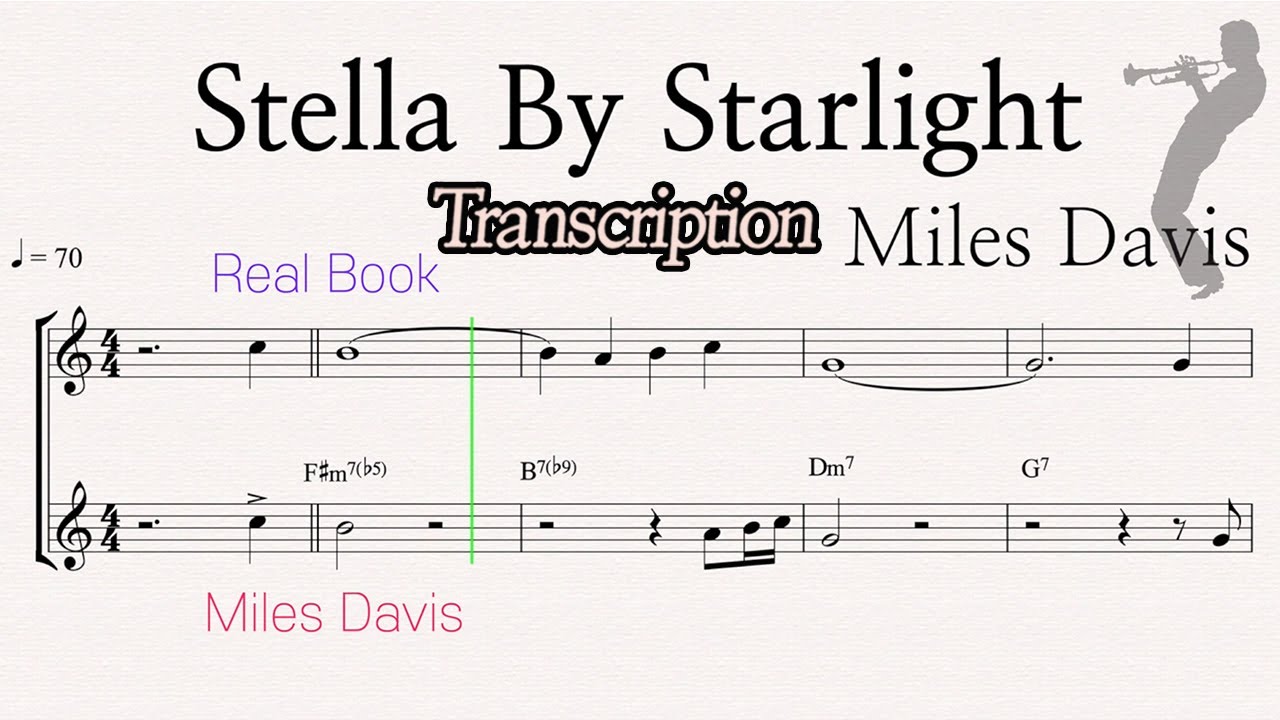 Stella By Starlight - Miles Davis (Transcription) - YouTube