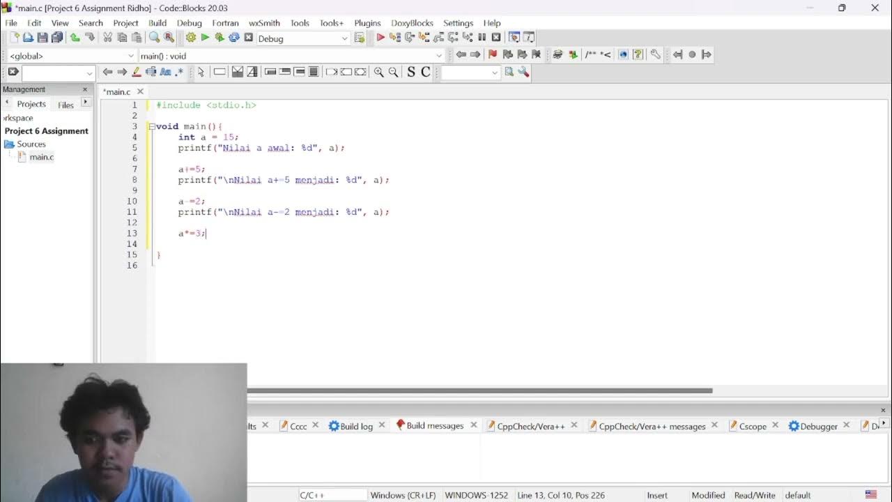 Praktik Operator Penugasan (Assignment) - YouTube