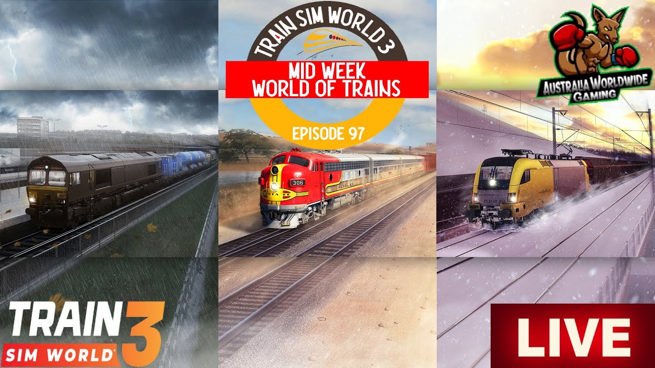 Mid Week World Of Trains Episode 97 LIVE Train Sim World 3 New Locos Bundle DLC Gameplay|5/10/22 ...
