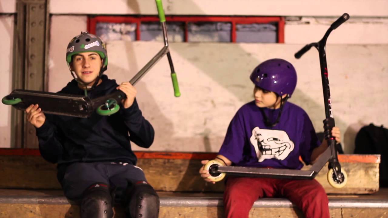 Matt Traina And Aidan Sanchez Campo Scooter Check - YouTube