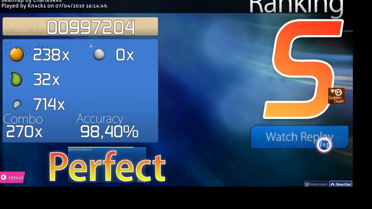 MON PREMIER PERFECT!! (osu!) - YouTube