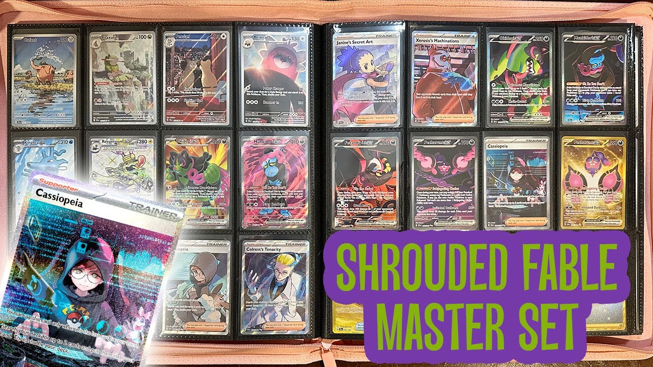 Pokemon Shrouded Fable Complete Master Set - 154 Cards + Japanese ...