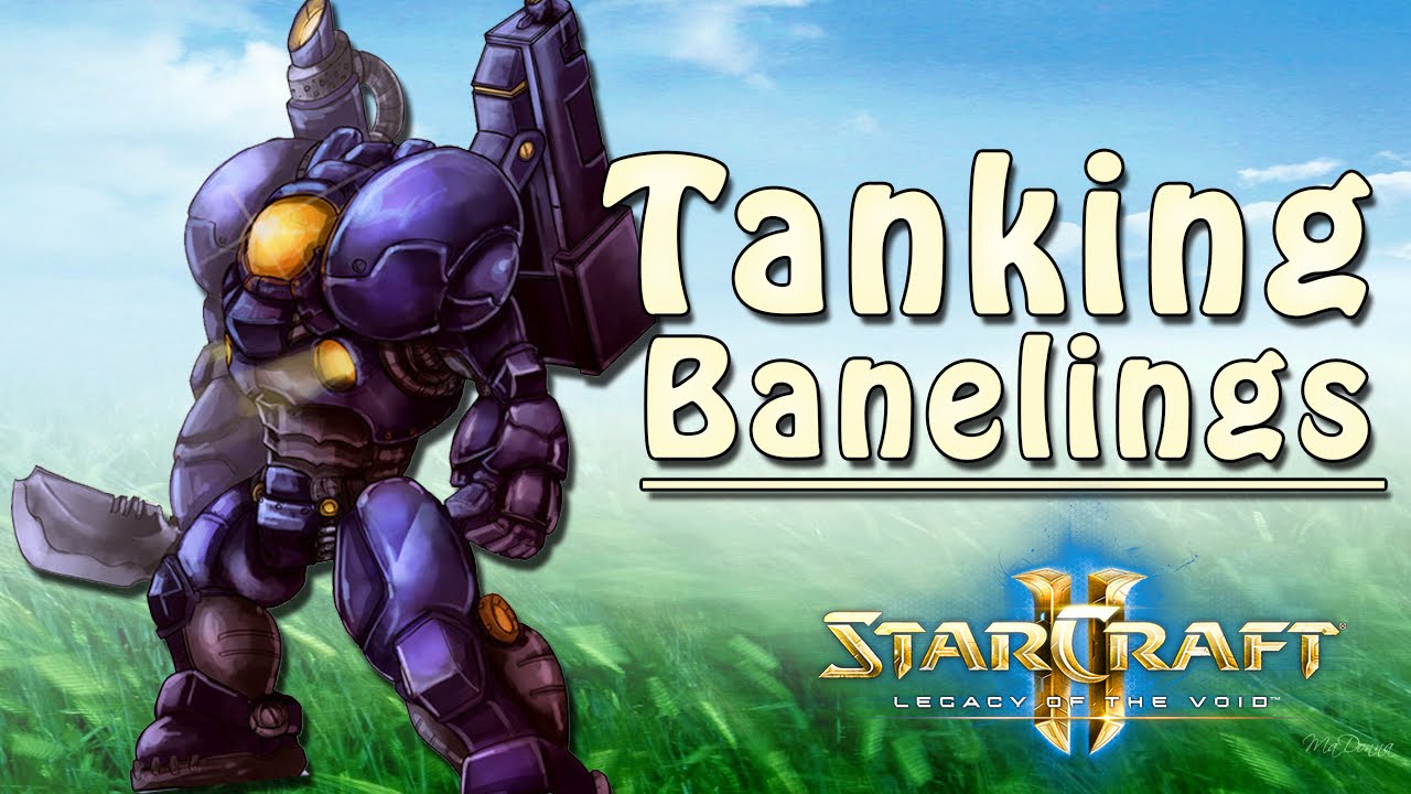 Tanking Against Banelings - SC2 Quick Tips - YouTube