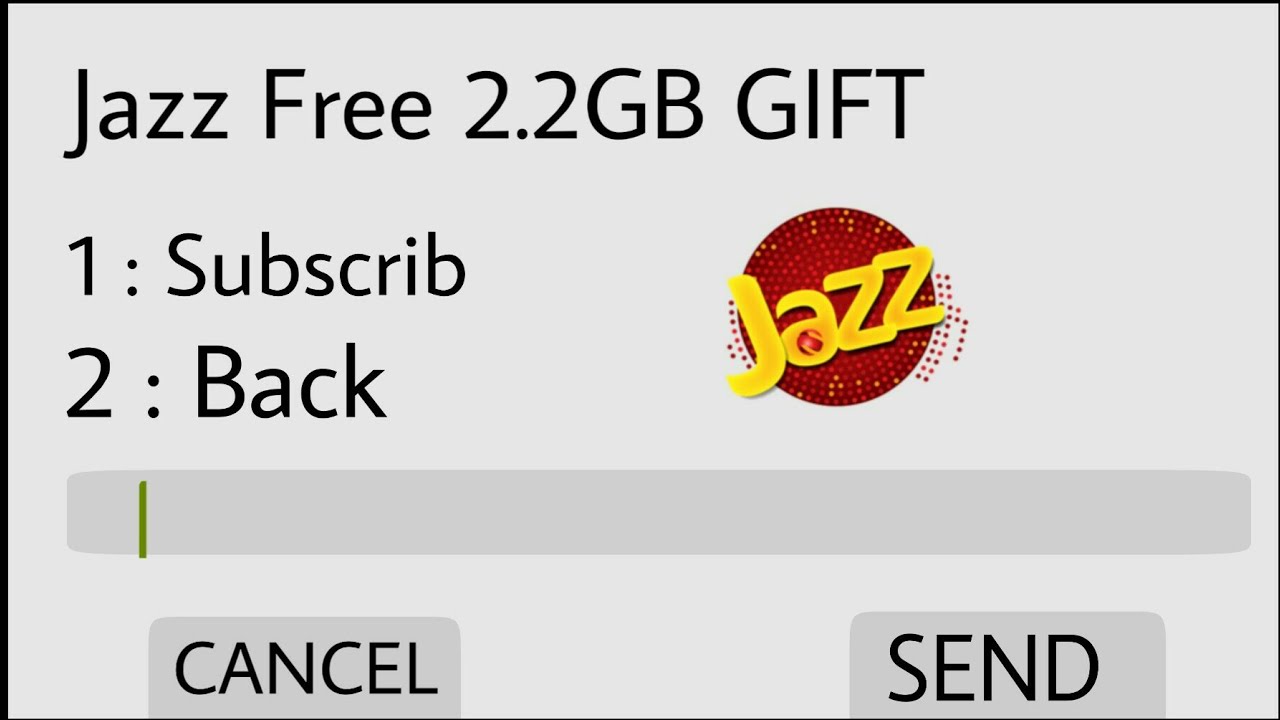 Jazz free internet 2019 new code free internet | 2۔2 GB Free internet ...