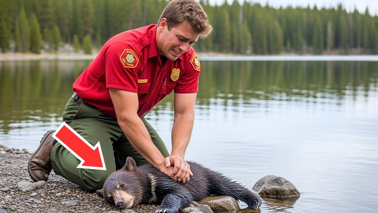 Drowning Bear Was Rescued By A Man — What It Did Next Terrified ...