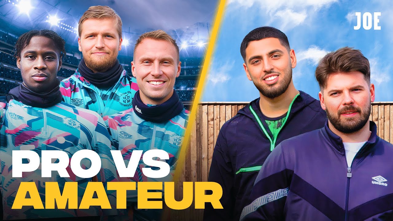 Luton Town vs Amateur Footballers | Elijah Adebayo, Berry & Woodrow ...