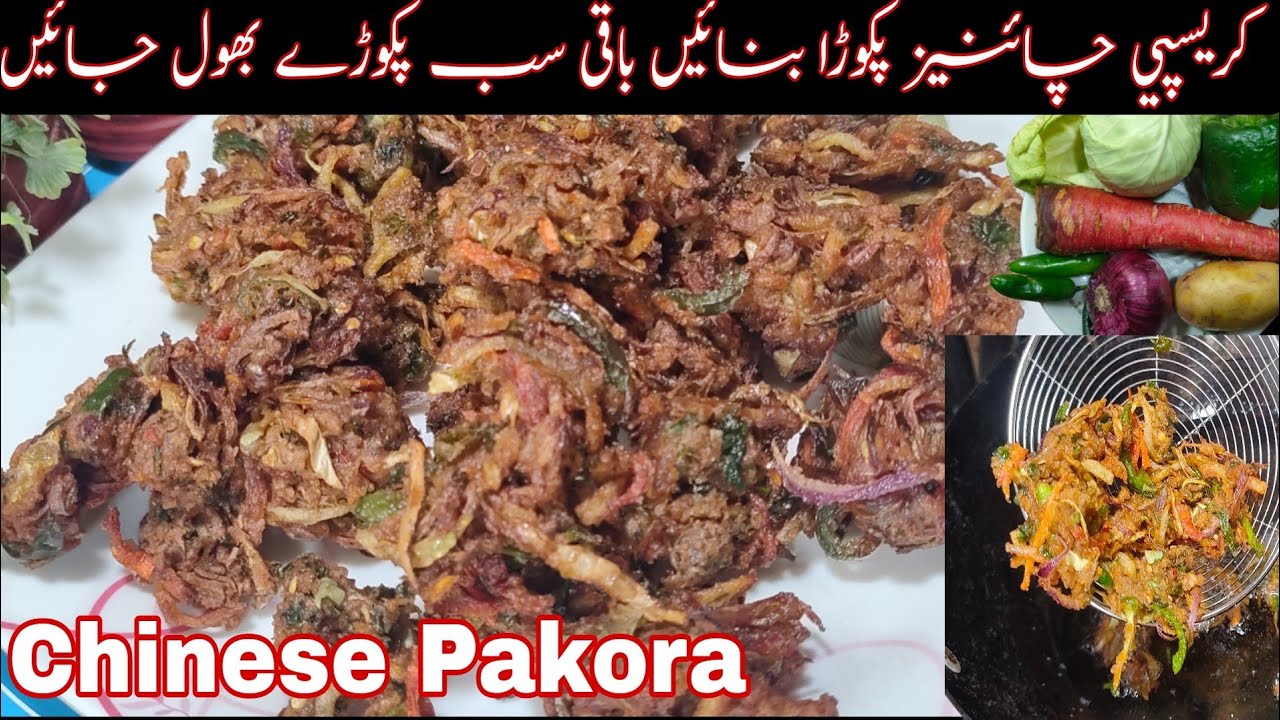 Chinese Pakora recipe | Pakoda Recipe | Chicken Pakora | Mix veg pakor ...