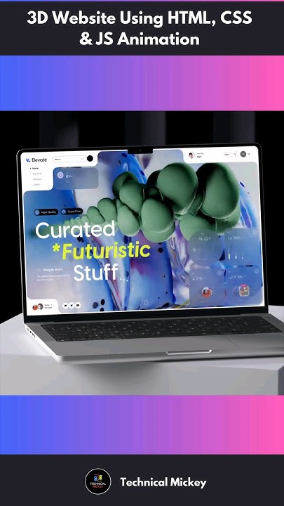 3D Website Using HTML, CSS & JS Animation #shorts #status - YouTube