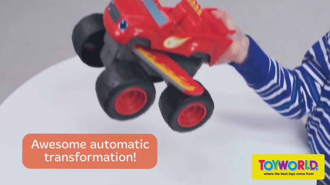 Blaze Transforming Jet - Toyworld - YouTube