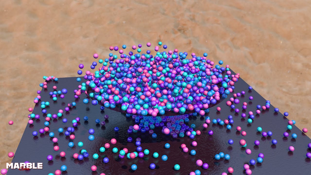 Bouncing Ball Party - Blender Particle Rigid Body - YouTube
