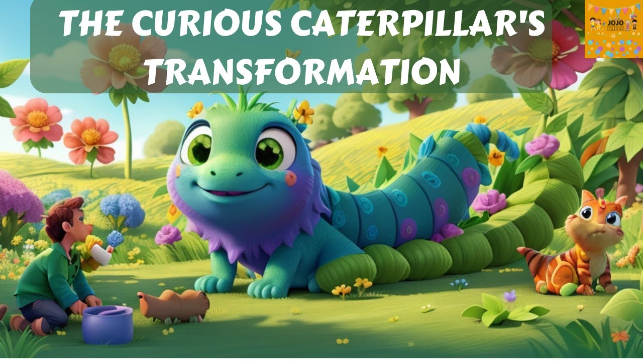 Story of a Caterpillar | Colorful Journey | Wise Butterfly | Kids Story ...