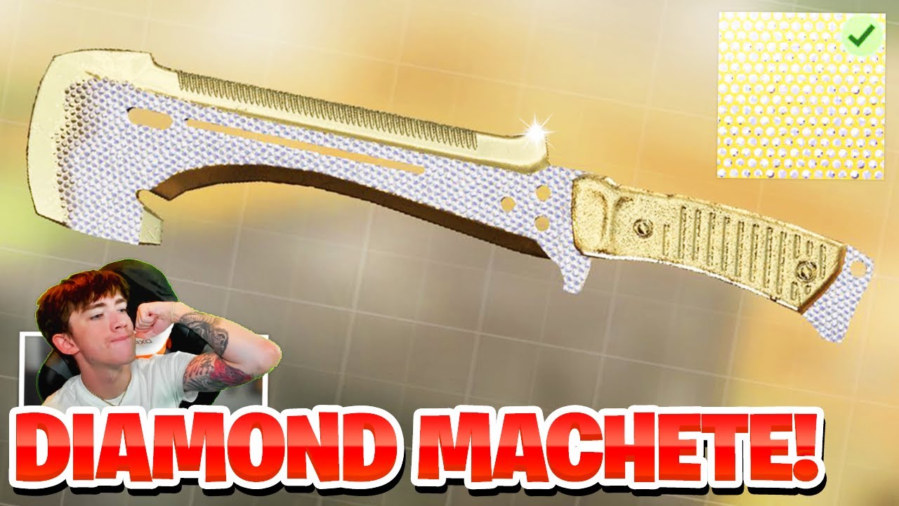 DIAMOND CAMO MACHETE UNLOCKED In COD Mobile... (free machete melee ...