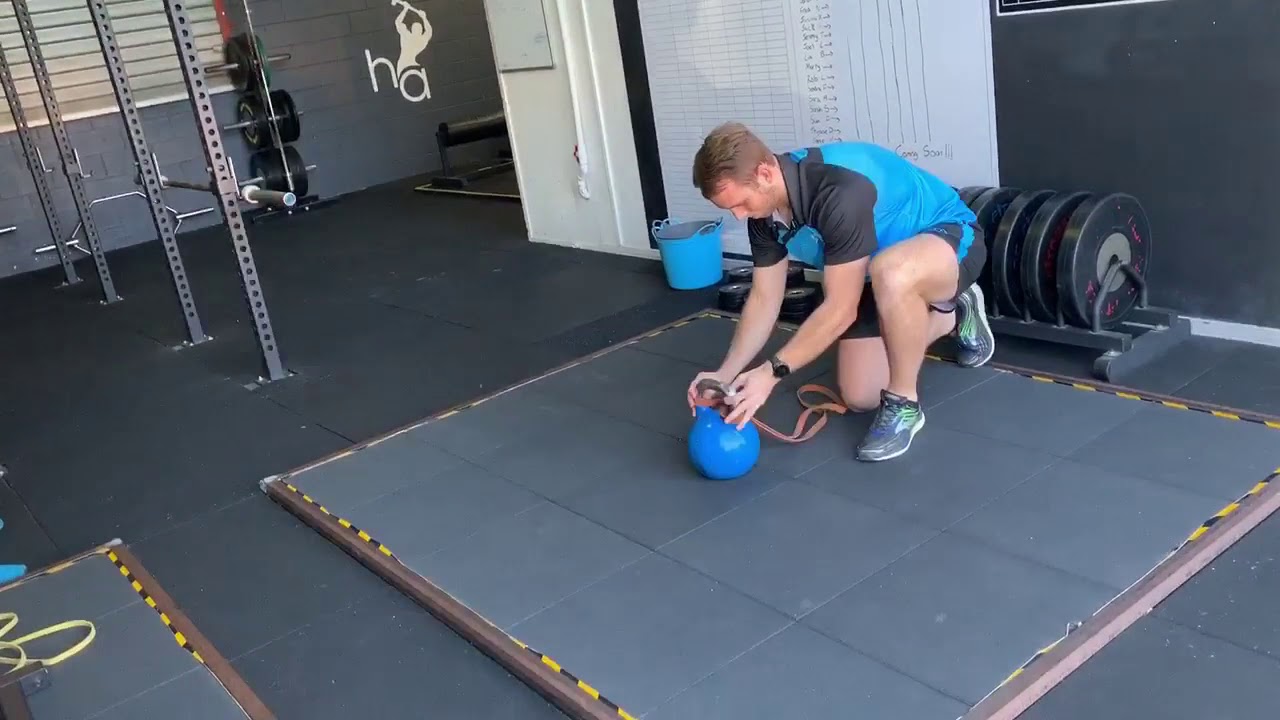 Banded KB swings - YouTube