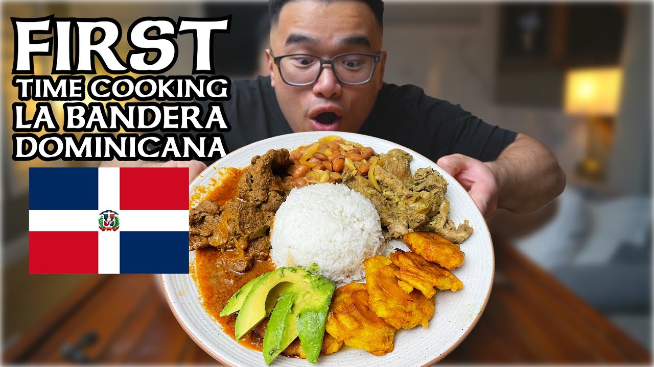 DOMINICAN FOOD - My First Time Cooking Dominican Republic National La ...