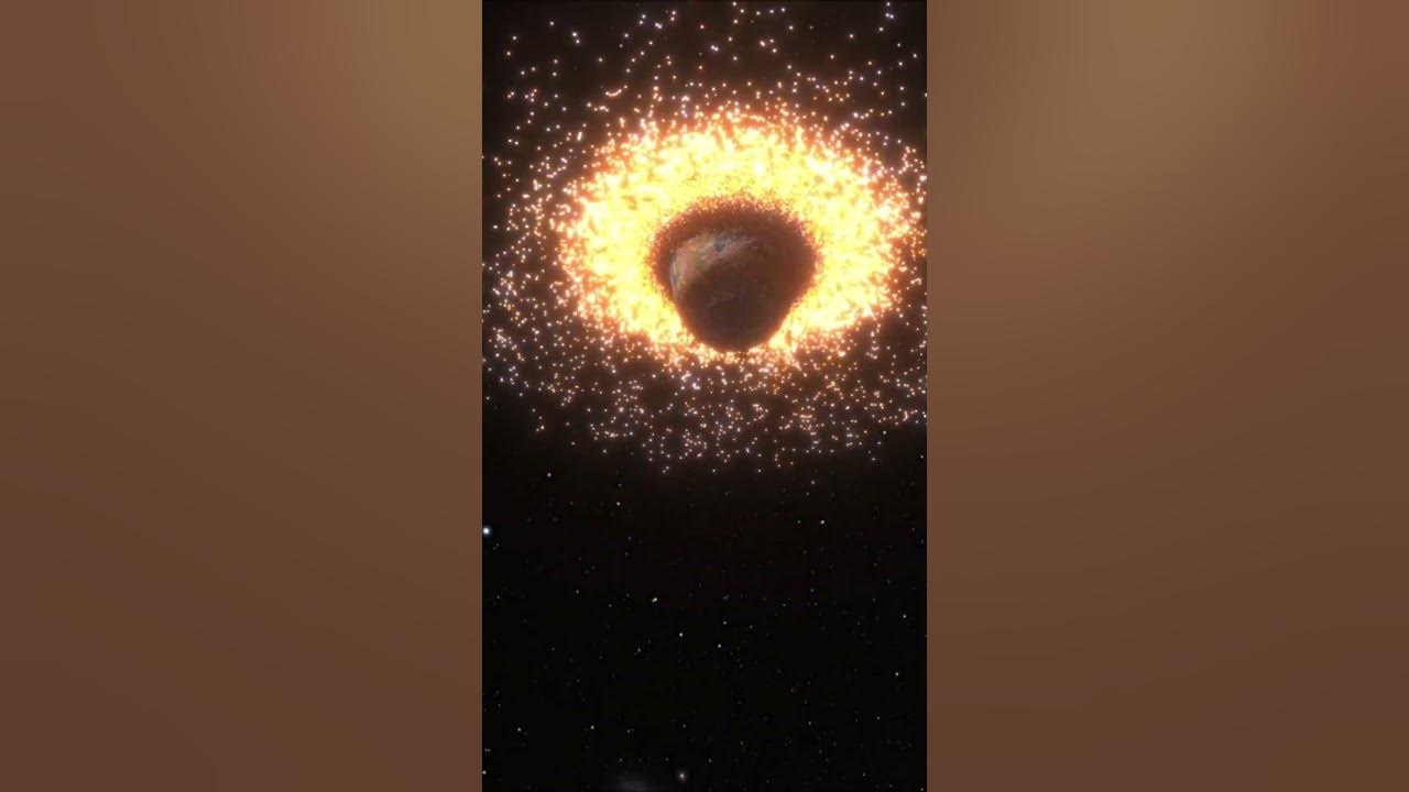 Mars vs. Earth Collision at 10 km/s in SpaceSim - YouTube