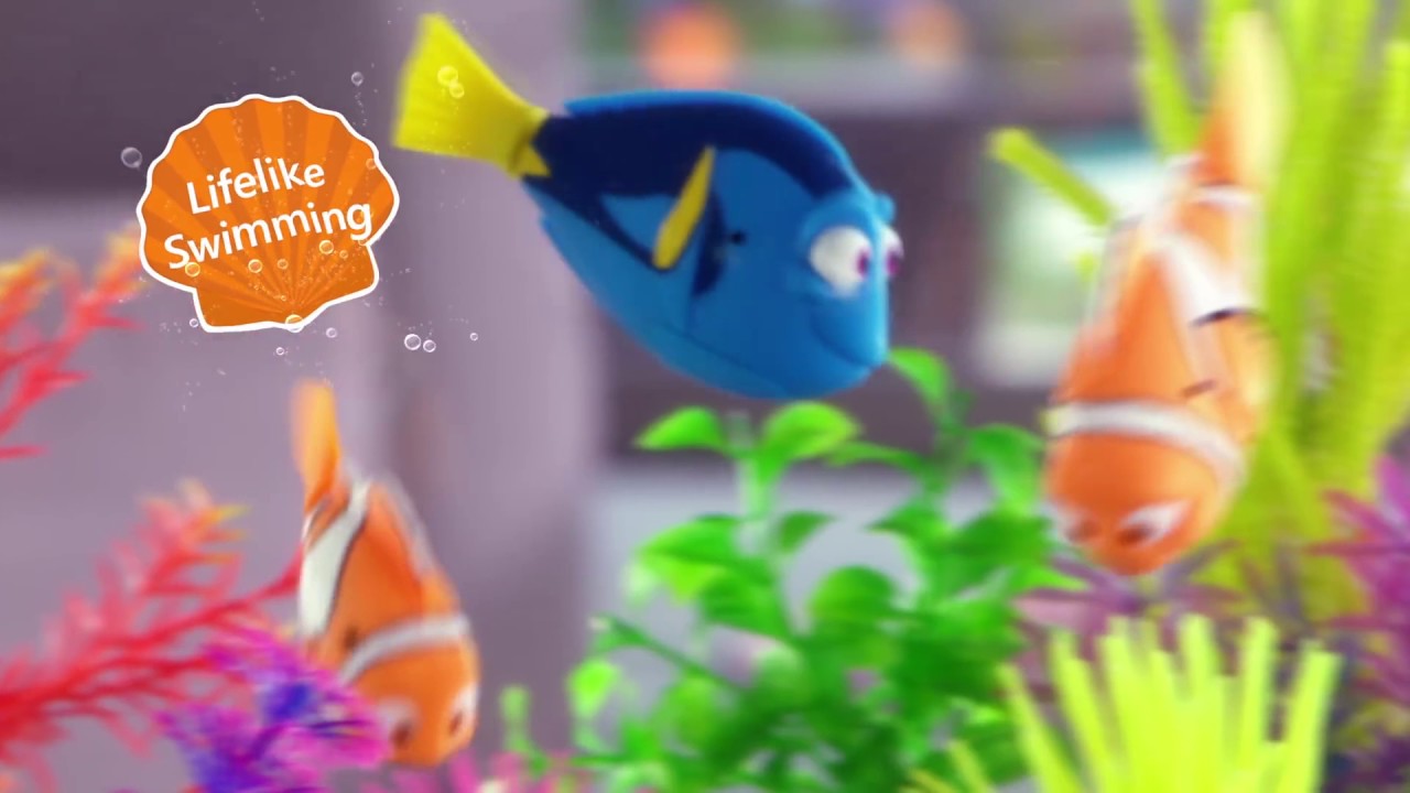 Finding Dory RoboFish Water activated robotic fish - YouTube