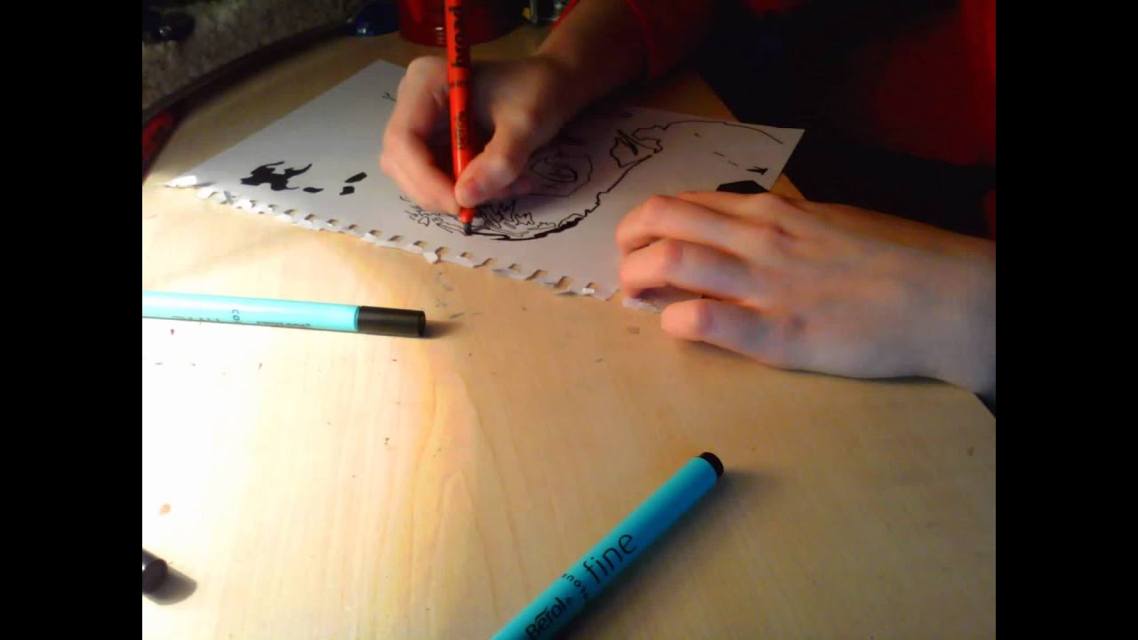 Drawing Simon Baker - YouTube