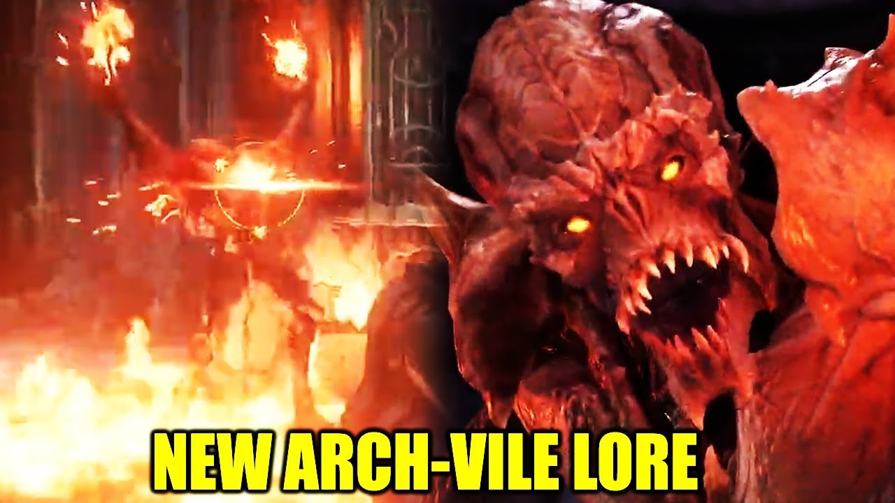NEW Doom Eternal Archvile Gameplay And Mechanics Explained - YouTube