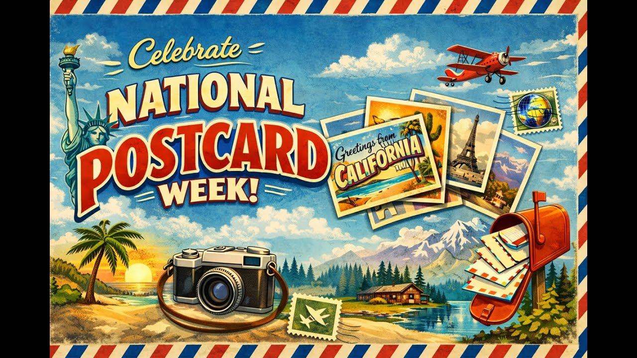 Create a Postcard for National Postcard Week Using 3 Simple Digital ...