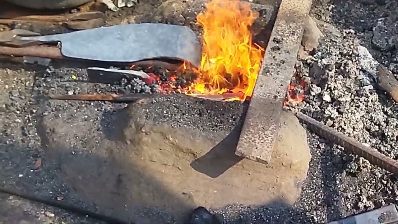 how blacksmith make a cutting chisel,making amazing woodworking tool ...