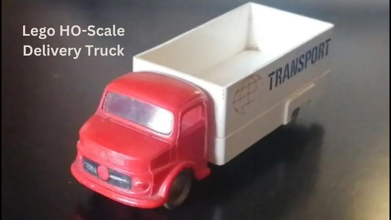 Lego HO-Scale Delivery Truck - YouTube