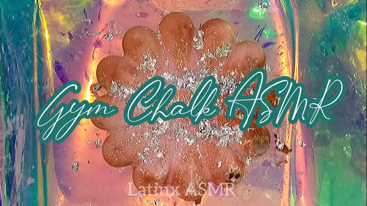 GYM CHALK ASMR | SATISFYING PINK POWDER - YouTube
