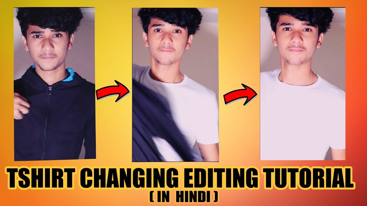 Tshirt Changing Editing | Video Eediting Tutorial | Kinemaster and ...