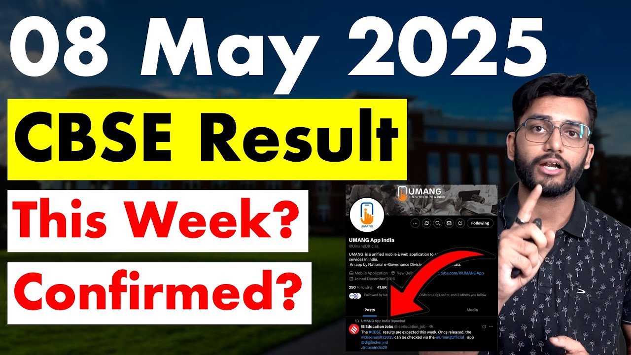 🚨 BREAKING: 08 May 2025 CBSE Result 10th & 12th THIS WEEK RESULT? 📅 ...